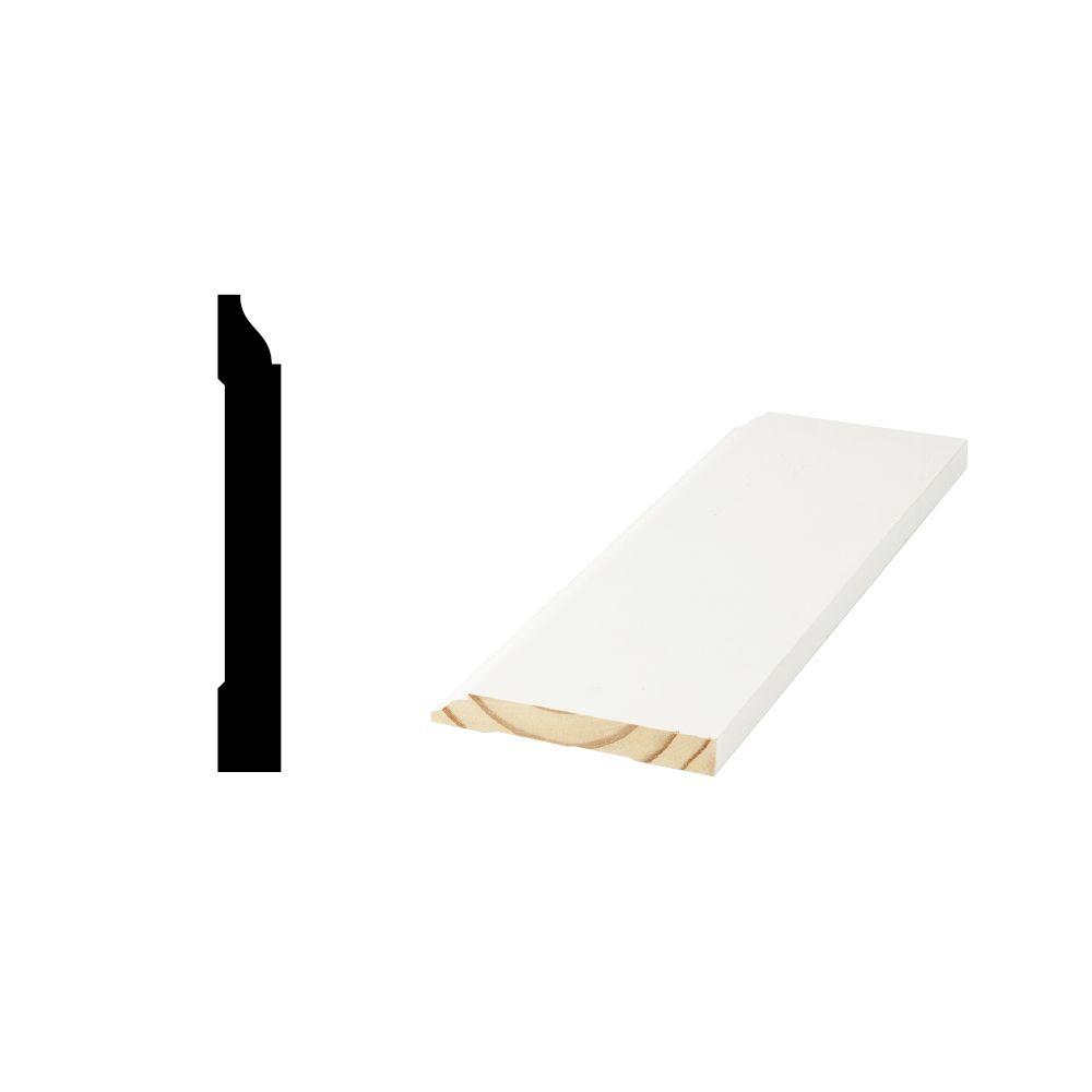 Woodgrain Millwork LWM 620 9/16 in. x 4-1/4 in. Primed Finger-Jointed ...