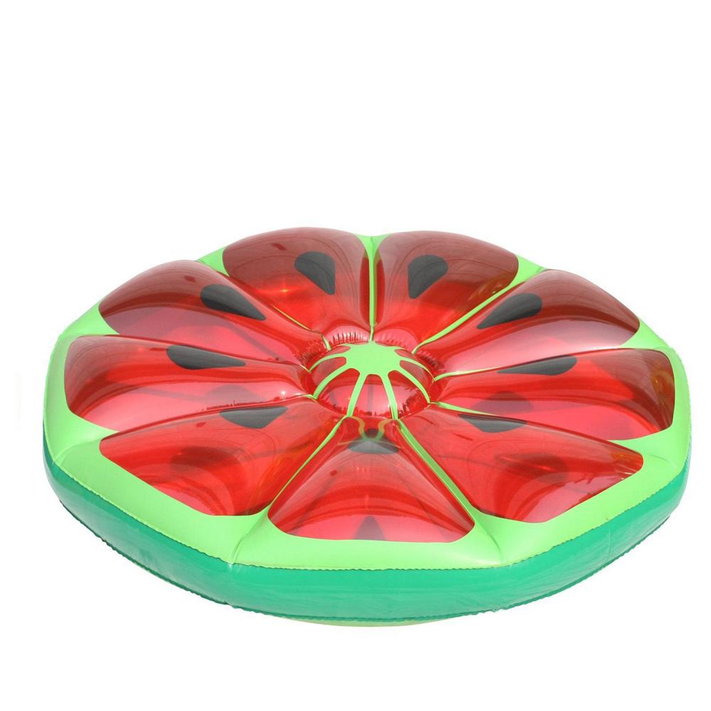 Pool Central 47 in. Green and White Inflatable Inner Tube Float with ...