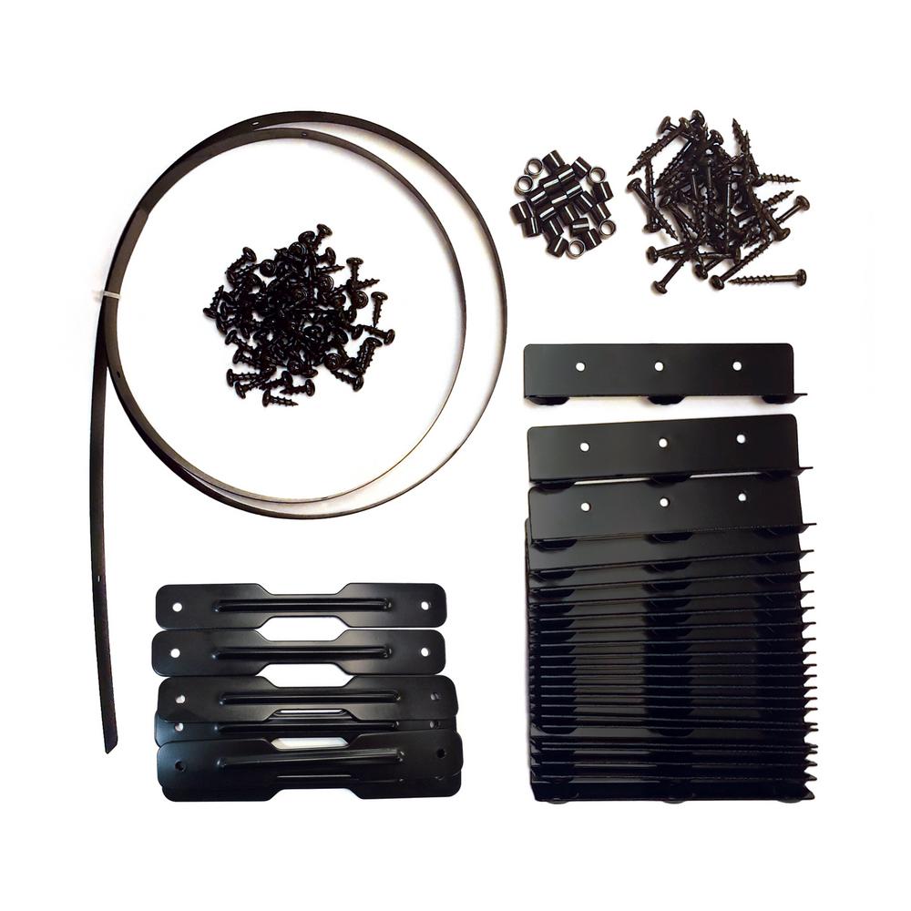Pylex Deck Sunblind System in Black-11060 - The Home Depot