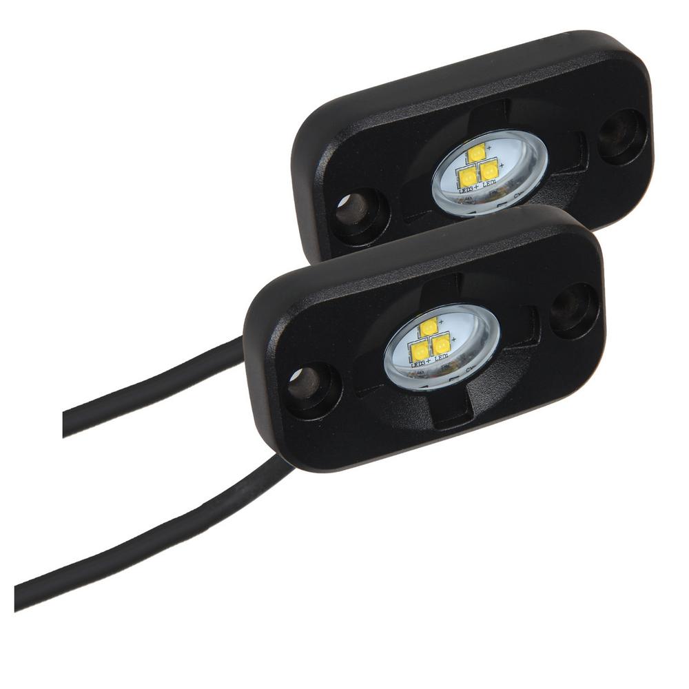 Hi-Powered LED Rock Light Kit-PL-9700W - The Home Depot