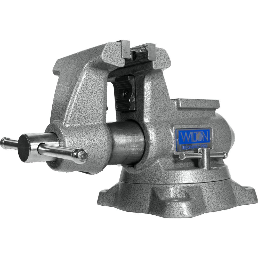 Wilton WS8 8 in. Shop Vise 4 in. Throat Depth-63304 - The Home Depot
