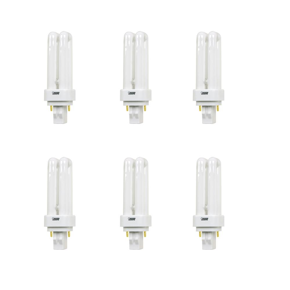 Feit Electric 13-W Equiv PL CFLNI Quad Tube 2-Pin Plug-in GX23-2 Base ...