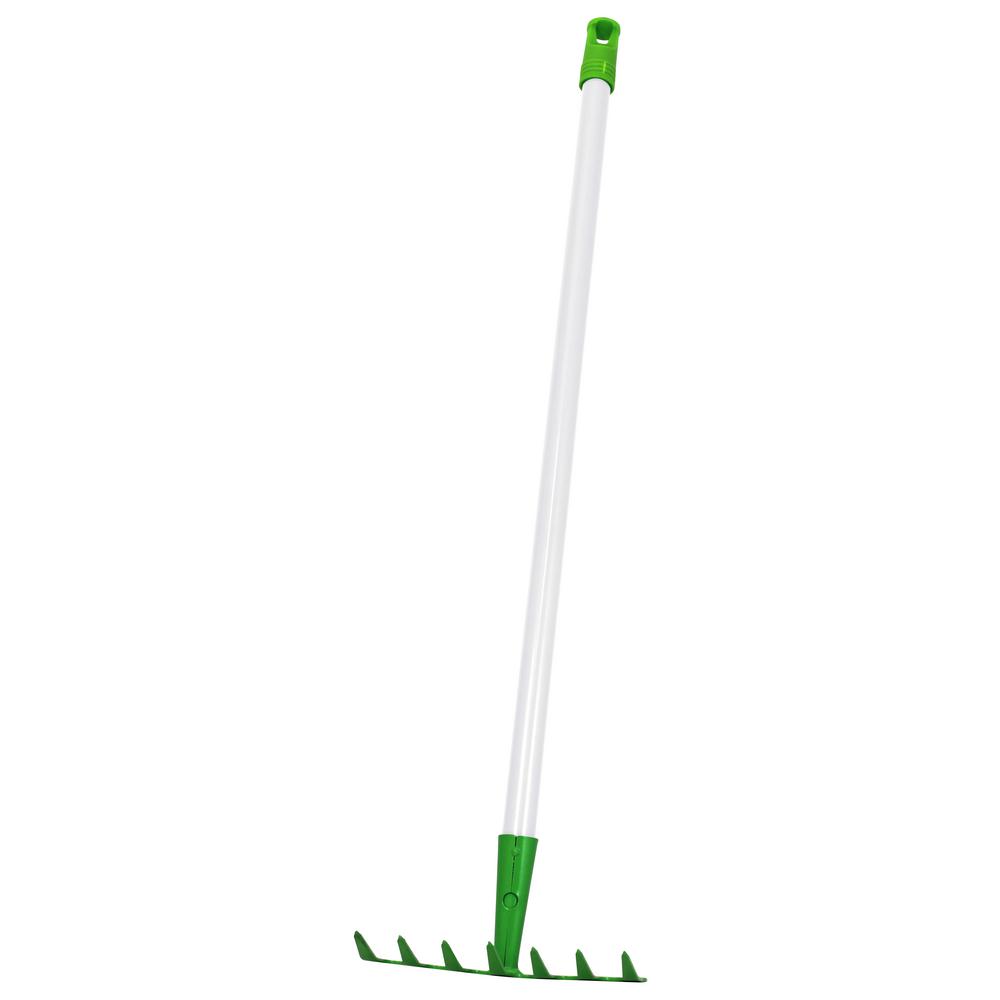 Emsco Little Diggers 28 in. Kids Metal Bow Rake Garden Tool-1245M-1 ...