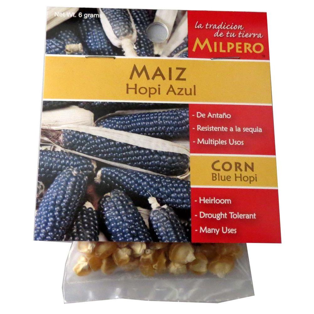 MILPERO Hopi Blue Corn Seed-78004-6 - The Home Depot