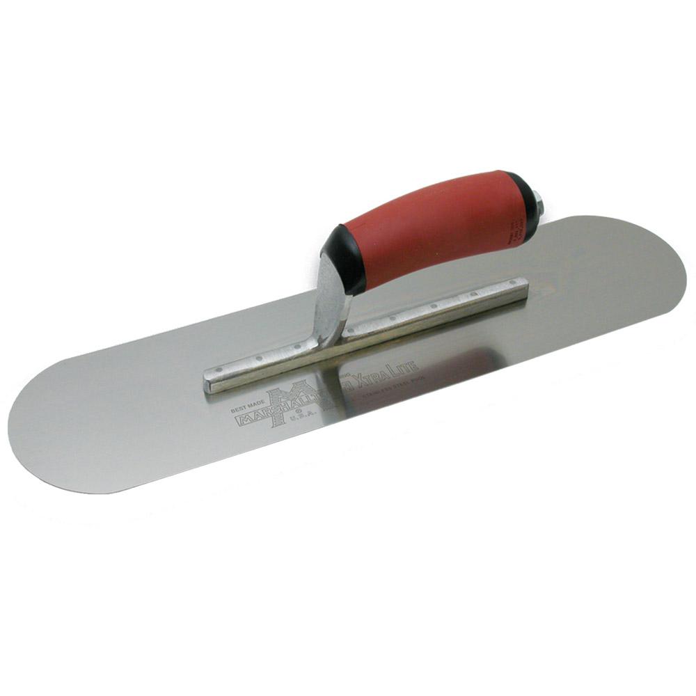 Marshalltown 16 in. x 4 in. Bright Stainless Steel Pool Trowel ...