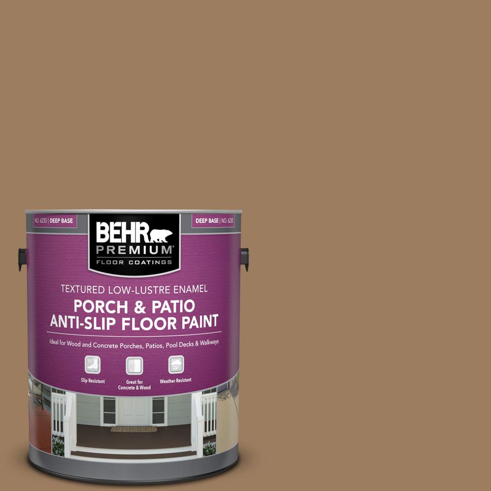 BEHR Premium 1 gal. #BXC-08 Safari Brown Textured Low-Lustre Enamel ...