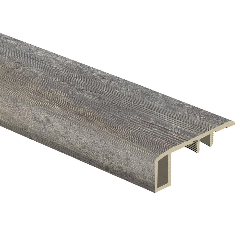 Zamma Tekoa Oak 7/16 in. Thick x 1-3/4 in. Wide x 72 in. Length Vinyl ...