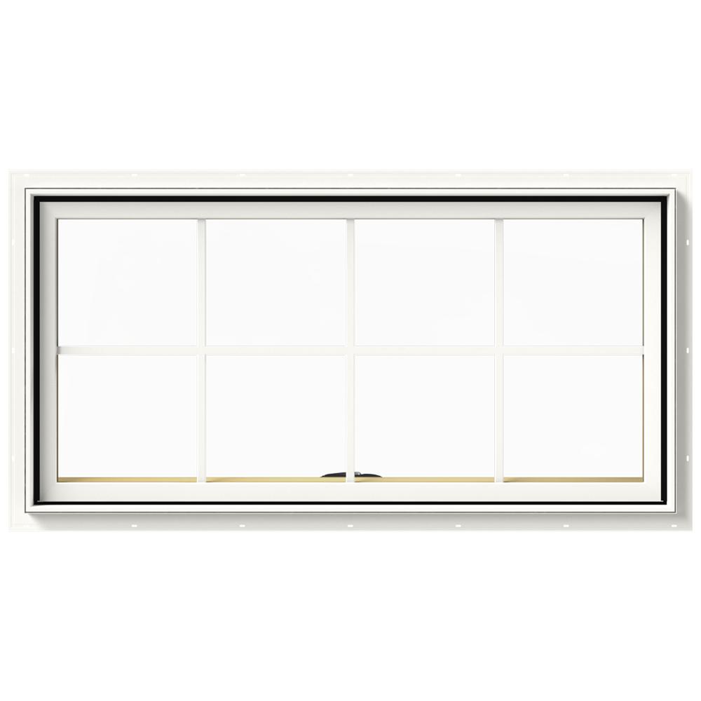 TAFCO WINDOWS 32 in. x 32 in. Awning Vinyl Window - White-VA3232BDG-P ...