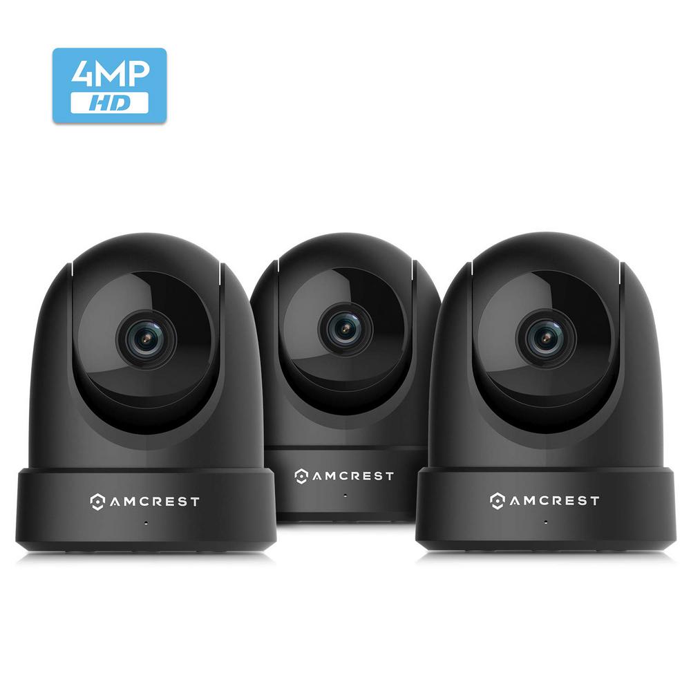 Amcrest 4MP UltraHD Indoor Wi-Fi Camera Security IP Camera with Pan ...
