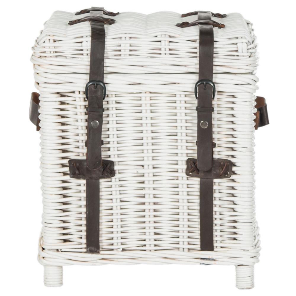 Safavieh Merlie White Trunk SEA7037A - The Home Depot