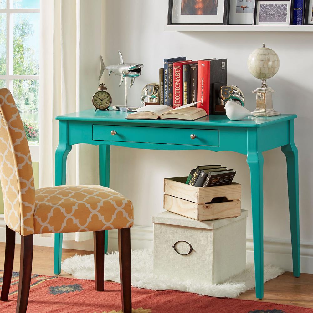 HomeSullivan Marine Green Writing Desk-40E714A-MG(3A) - The Home Depot