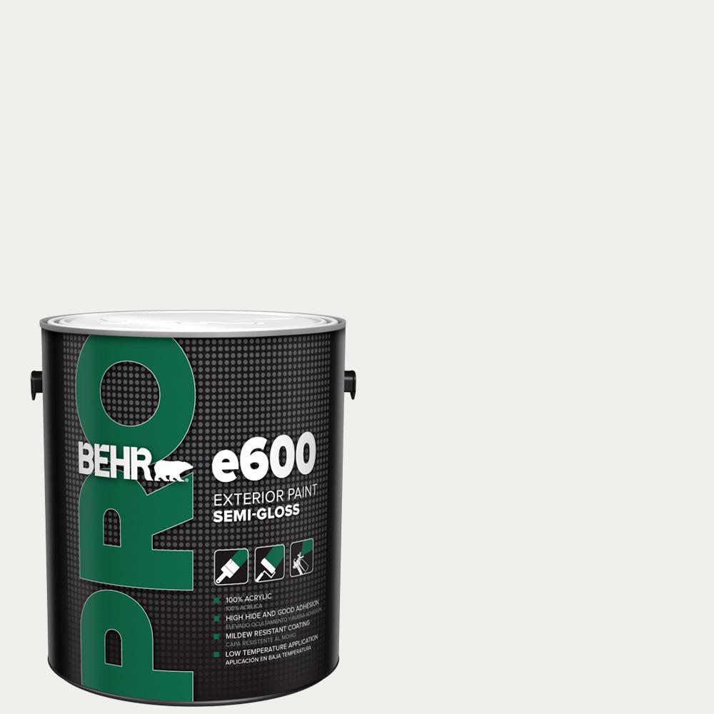 BEHR PRO 1 gal. #57 Frost Semi-Gloss Acrylic Exterior Paint-PR67001 ...