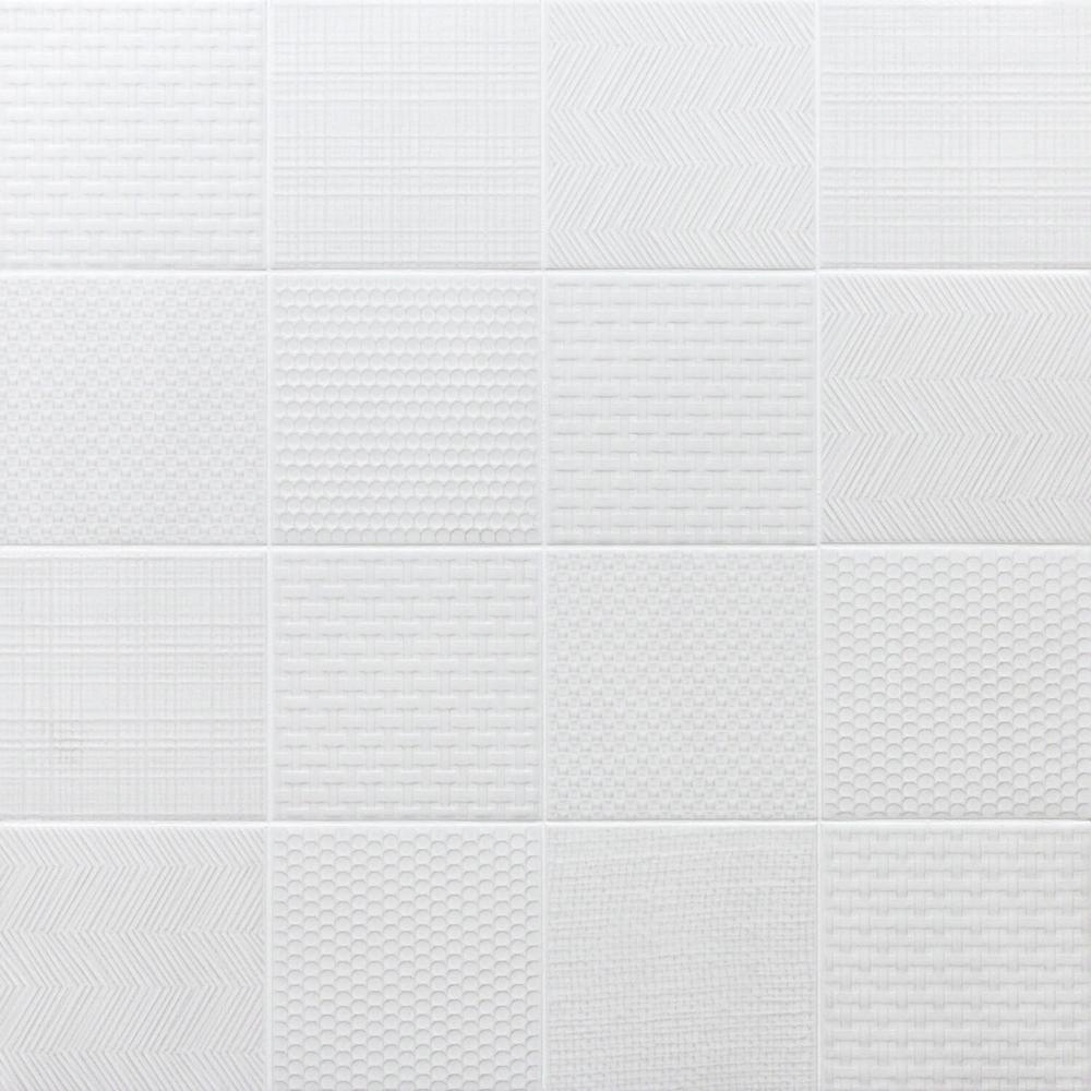 White - 6x6 - Porcelain Tile - Tile - The Home Depot