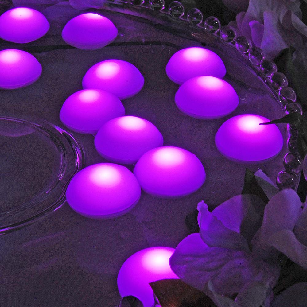 Lumabase 1.25 in. D x 0.875 in. H x 1.25 in. W Purple Floating Blimp ...