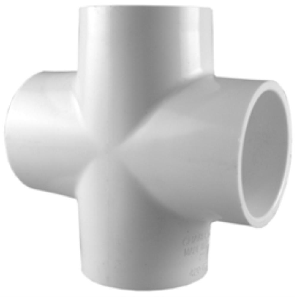 CHARLOTTE PIPE Charlotte Pipe Schedule 40 1 in. PVC Pipe Cross ...