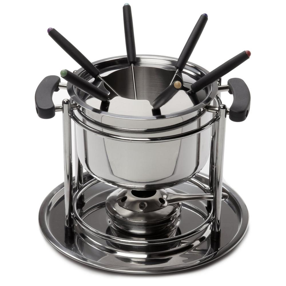 ExcelSteel 11-Piece Professional Stainless Steel Fondue Set-527 - The ...