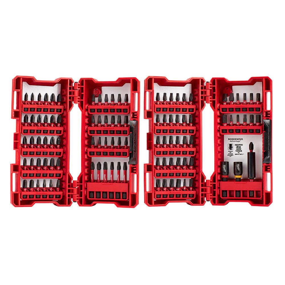 Milwaukee Shockwave Impact Duty Driver Bit Set 100 Pieces 48 32 4065