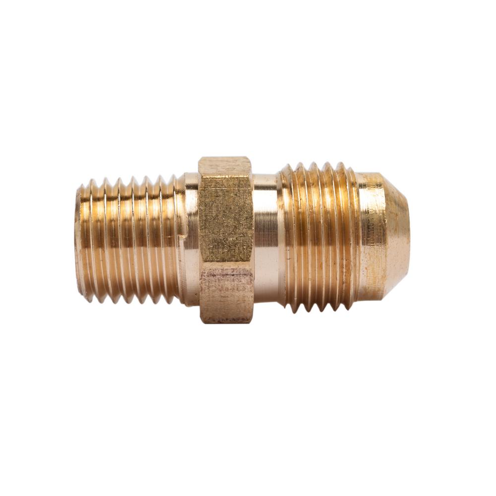 Ltwfitting 3 8 In Flare X 1 4 In Mip Brass Adapter Fitting 5 Pack