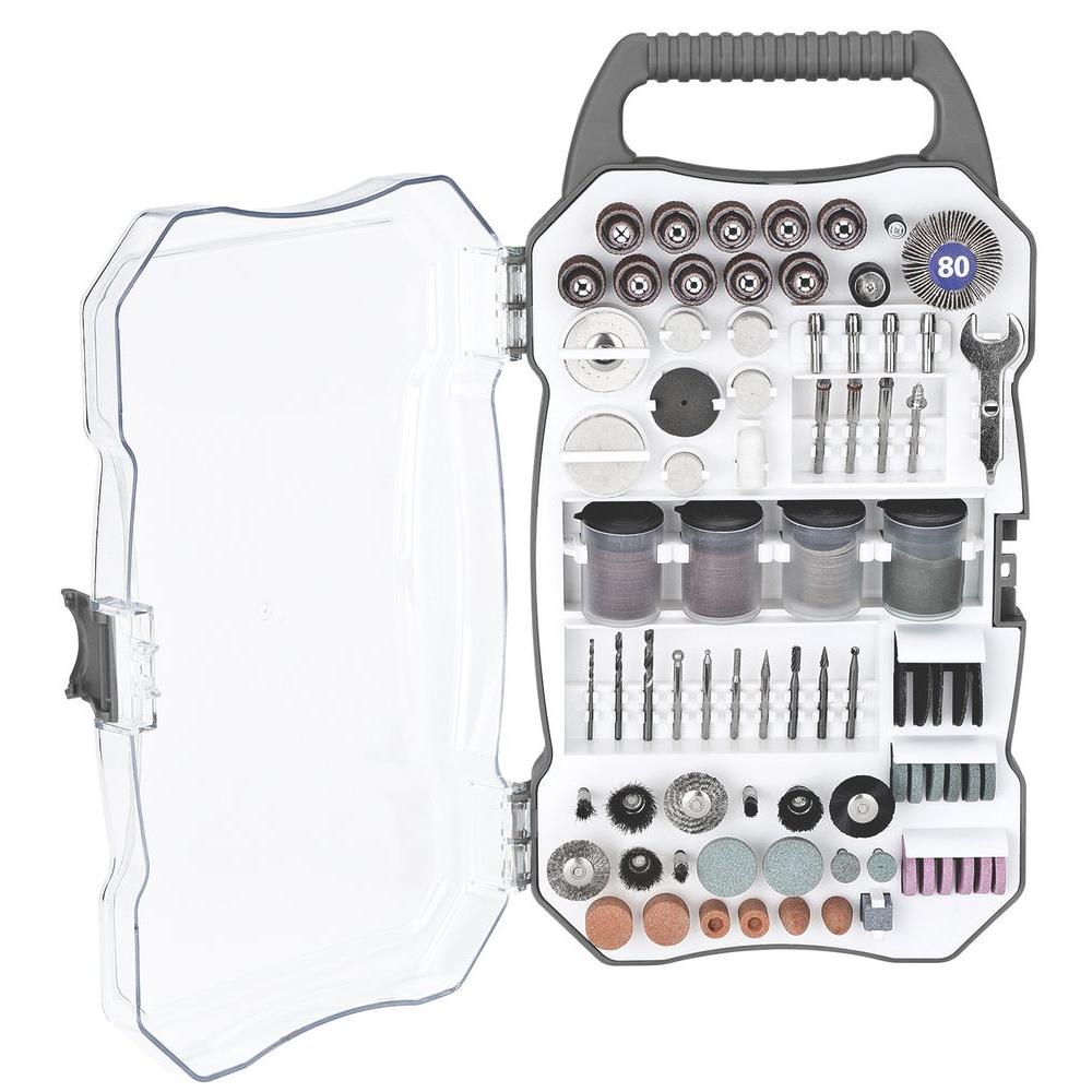 Genesis Rotary Tool Accessory Set (208-Piece)-GART208 - The Home Depot