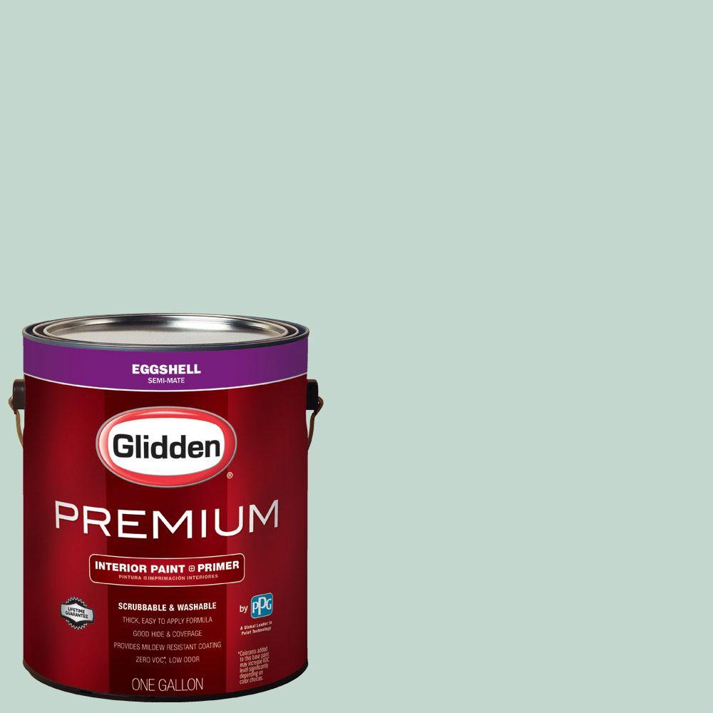 Glidden Premium 1 gal. #HDGB10U Highest Mountain Mist Eggshell Interior ...