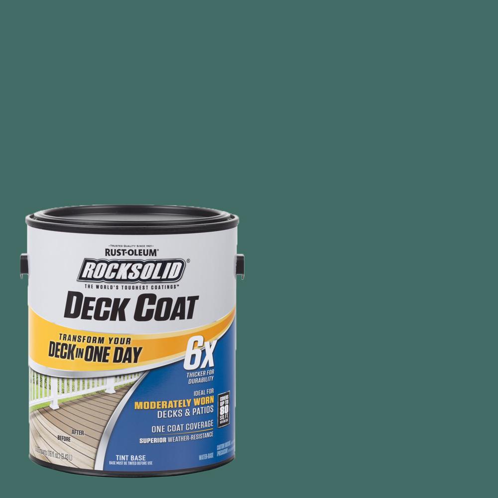 Rust-Oleum RockSolid 1 gal. Forest Exterior 6X Deck Coat-319635 - The ...