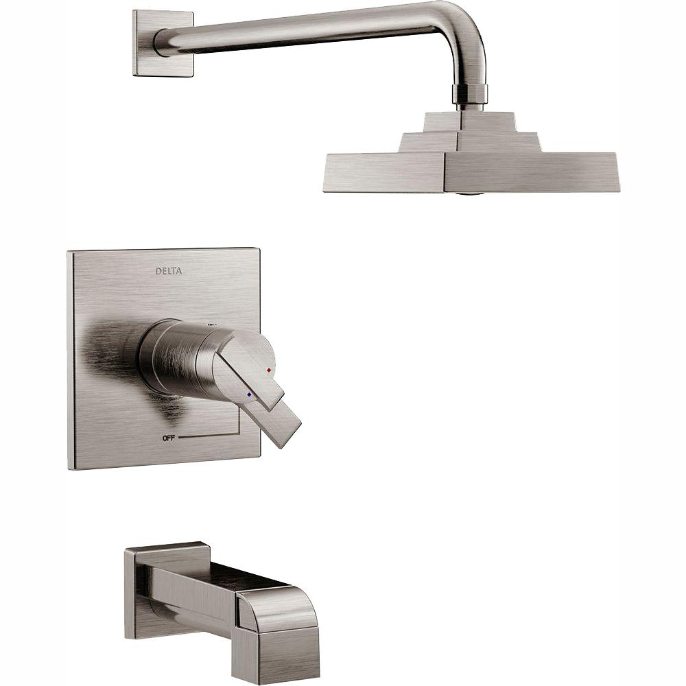 Delta Ara TempAssure 17T Series 1-Handle Tub and Shower Faucet Trim Kit ...