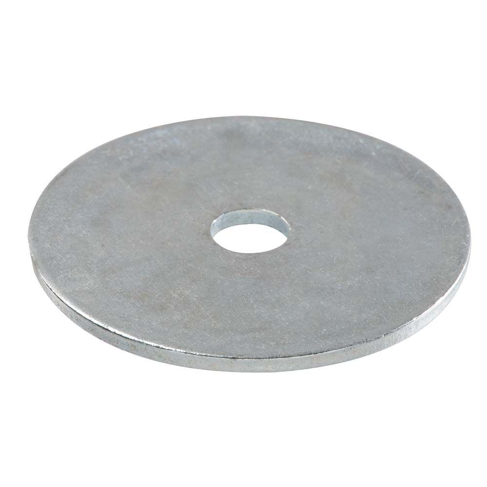 Everbilt 1 2 In X 2 In Metallic Stainless Steel Fender Washer 2 Per