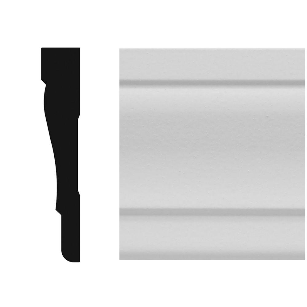 House of Fara 8837 5/8 in. x 3-1/4 in. x 96 in. MDF Colonial Casing ...