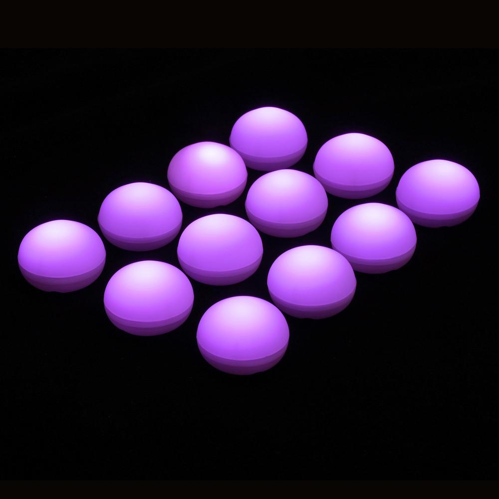 Lumabase 1.25 in. D x 0.875 in. H x 1.25 in. W Purple Floating Blimp ...