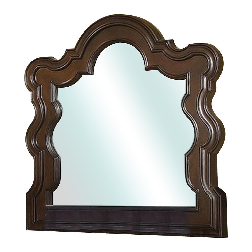 William's Home Furnishing Large Arch Rustic Natural Tone Classic Mirror ...