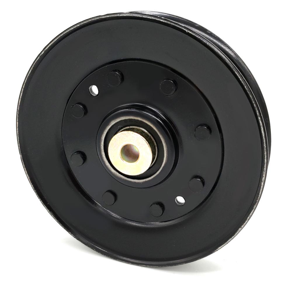 5 in. Dia x 3/8 in. Bore Steel V-Groove Idler Pulley for Husqvarna ...
